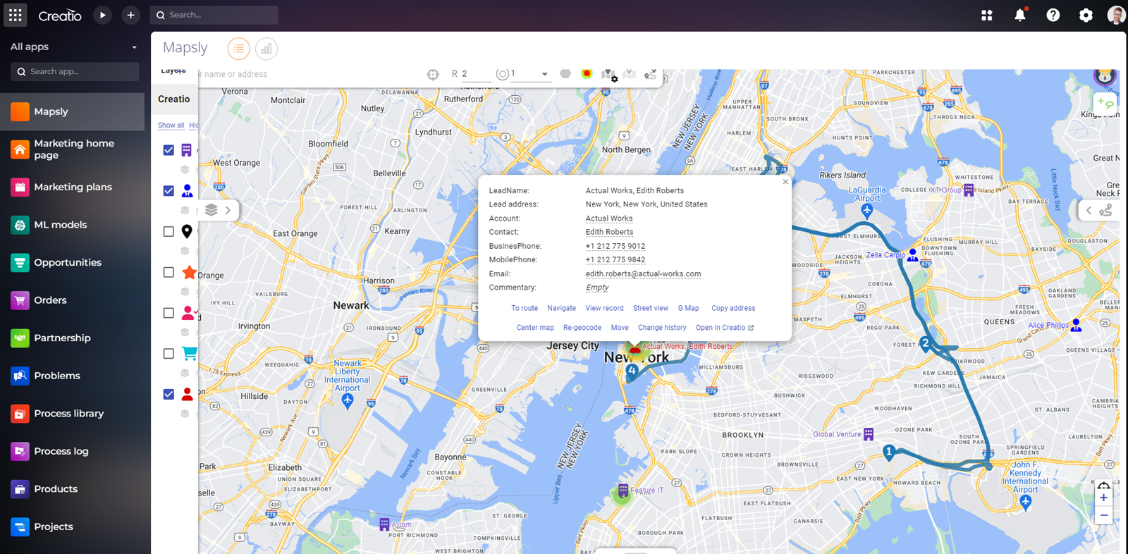 Mapsly | Creatio Marketplace
